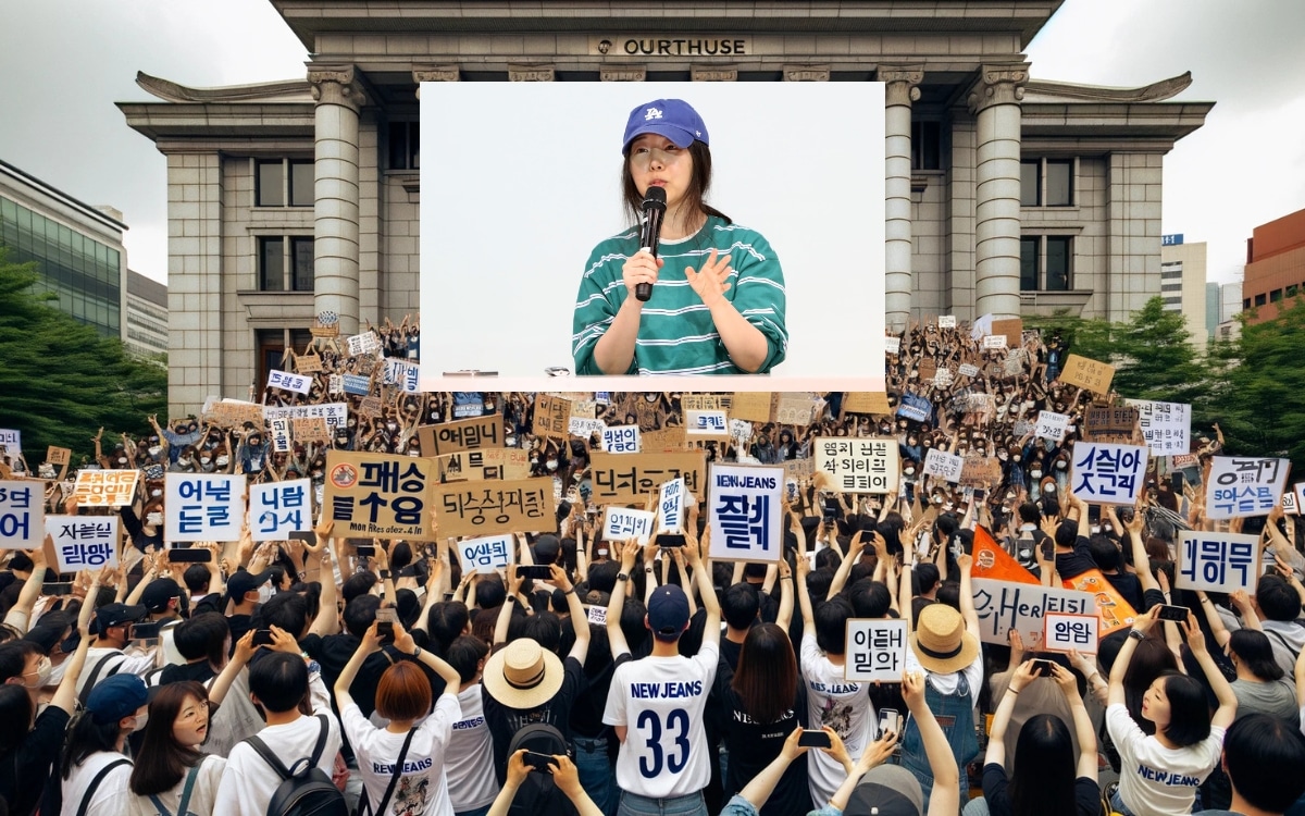 Les fans de newjeans soutiennent min hee-jin : une pétition de 10.000 ...